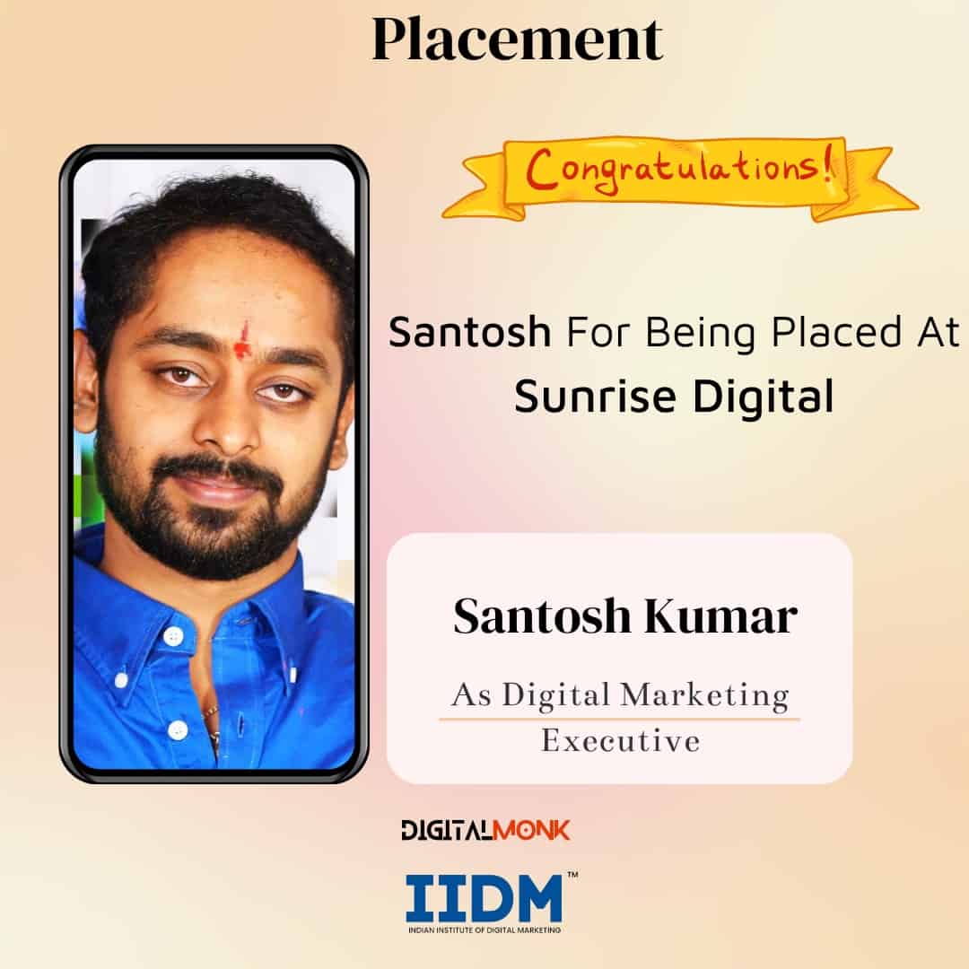 Success Stories - Placements - IIDM - Indian Institute Of Digital Marketing
